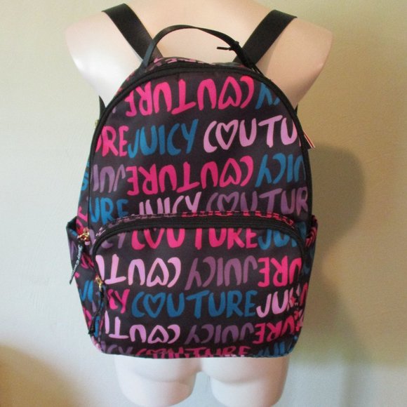 Juicy Couture | Bags | New Juicy Couture Logo Backpack Multicolor Love ...